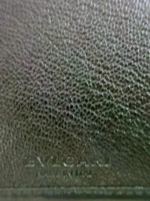 BVLGARI 2010-2026 Leather Doppio Tondo Bifold Wallet Long Wallets