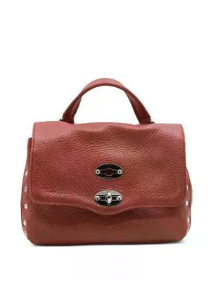 ZANELLATO Baby Postina Studded-leather Tote Bag - Red