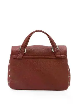 ZANELLATO Baby Postina Studded-leather Tote Bag - Red