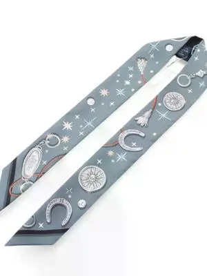 Hermès 2020s C'est La Fête Ribbon Scarf