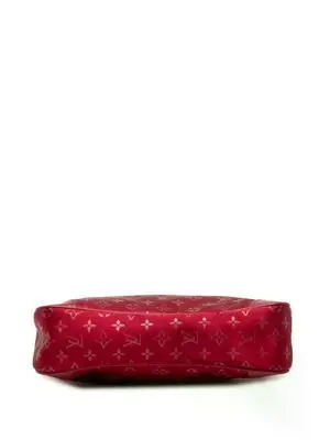 LOUIS VUITTON Monogram Satin Mini Boulogne Shoulder Bag