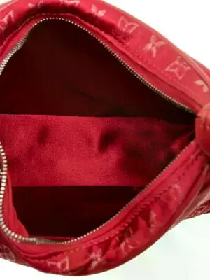 LOUIS VUITTON Monogram Satin Mini Boulogne Shoulder Bag