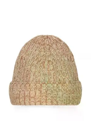 Malo Ribbed-knit Cashmere Beanie Hat - Neutrals