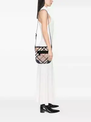 Burberry 2000-2017 Supernova Check Coated Canvas Dryden Crossbody Bag