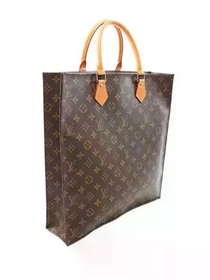 LOUIS VUITTON Monogram Sac Plat Tote Bag