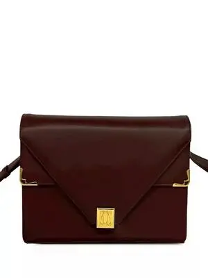 Cartier 2010-2026 Leather Must De Crossbody Bag - Red