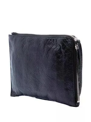 Balenciaga 2017 Lambskin Classic Flat Clutch Bag