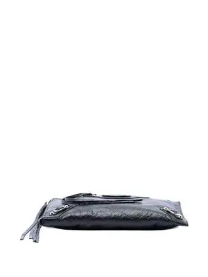 Balenciaga 2017 Lambskin Classic Flat Clutch Bag