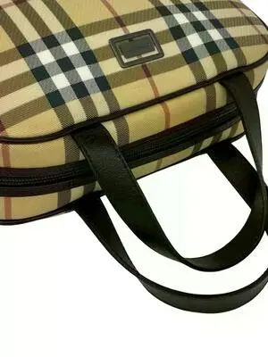 Burberry House Check Canvas Handbag