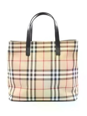 Burberry Nova Check Tote Bag - Neutrals