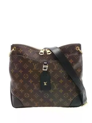 LOUIS VUITTON Monogram Odeon Mm Crossbody Bag - Brown