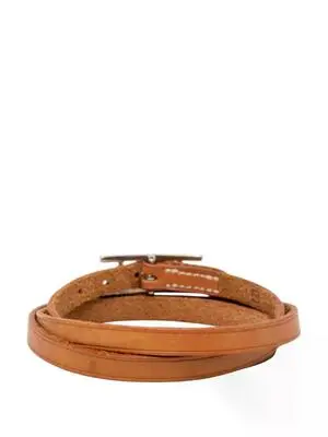 Hermès 2004 Swift Leather Triple Tour Bracelet
