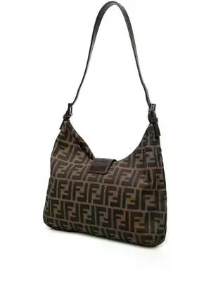 Fendi Zucca Canvas Shoulder Bag