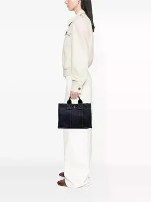 Hermès Canvas Fourre Tout Pm Tote Bag - Blue