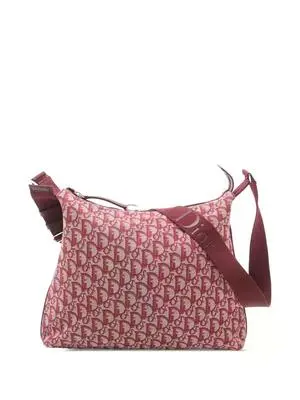 Dior Diorissimo Trotter Canvas Crossbody Bag - Red