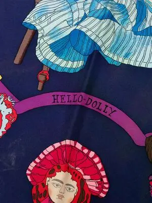 Hermès 1990-2000 Hello Dolly Silk Scarf 90 Scarves