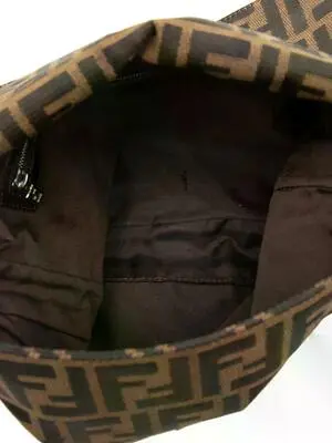 Fendi Zucca Canvas Shoulder Bag