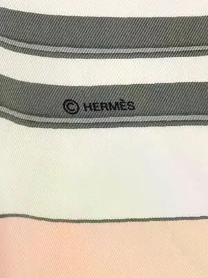 Hermès 1957-1970 Brides De Gala Silk Scarf 90 Scarves - Pink