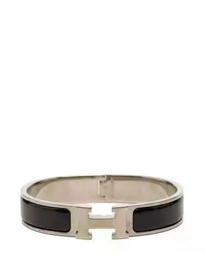 Hermès Enamel Clic H Bracelet Pm - Black