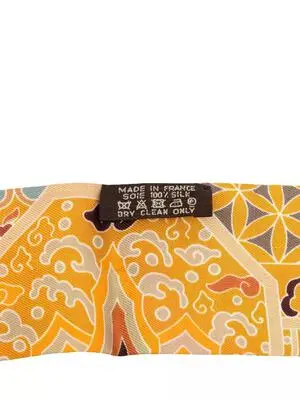 Hermès 2010-2018 Collections Imperiales Silk Twilly Scarf Scarves - Orange