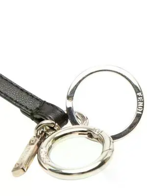 Fendi Tricolor Fur Monster Bug And Bag Charm Key Chain - Blue