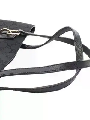Gucci 2000-2015 Medium Gg Denim Charm Tote Bag