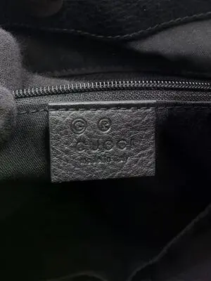 Gucci 2000-2015 Medium Gg Denim Charm Tote Bag