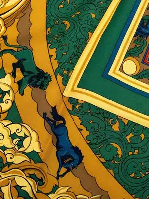 Hermès 2000-2026 Animaux Solaires Silk Scarf 90 Scarves