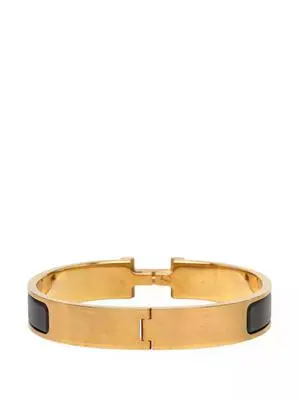 Hermès Narrow Enamel Clic H Bracelet Pm