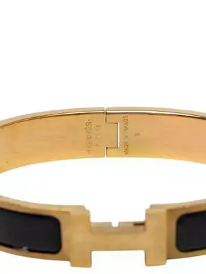 Hermès Narrow Enamel Clic H Bracelet Pm