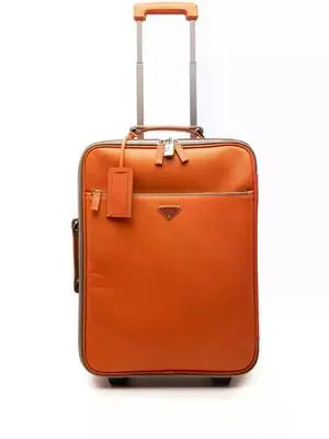 Prada Saffiano Leather Carry-on Trolley Suitcase