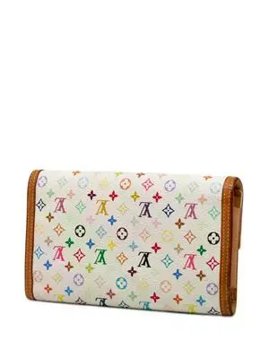 LOUIS VUITTON 2004 Monogram Multicolore Porte Tresor International Wallet Long Wallets