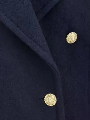 Balmain Double-breasted Wool Coat