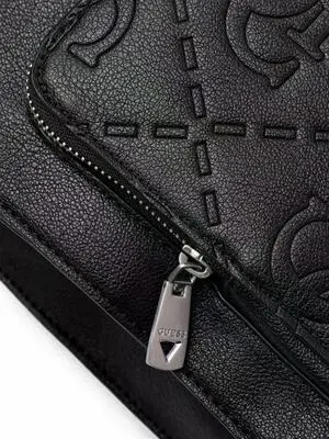 Guess Milano Logo-embossed Quilted Tote Bag