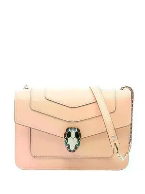 BVLGARI Serpenti Forever Chain Flap Shoulder Bag - Neutrals