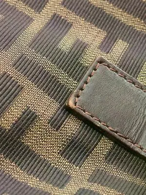 Fendi Zucca Canvas Top Handle Bag