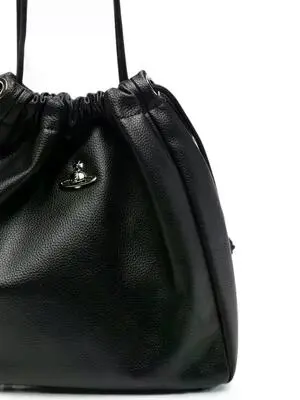 VIVIENNE WESTWOOD Orb-plaque Drawstring Shoulder Bag