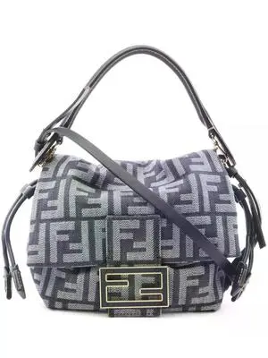 Fendi Mamma Baguette Handbag - Blue