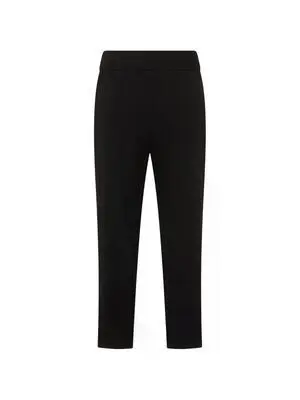 Moschino Tailored Straight-leg Trousers - Black