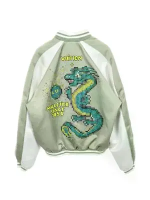 LOUIS VUITTON Embroidered Dragon Bomber Jacket