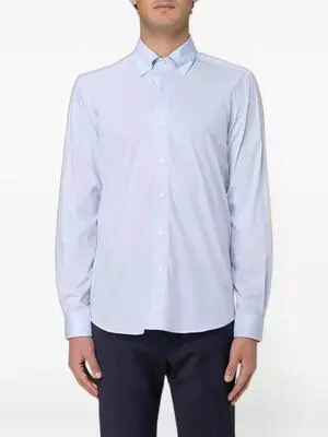 FAY Button-down Collared Shirt - Blue