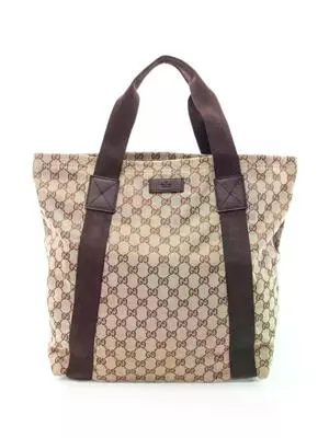 Gucci 2000s Gg Canvas Tote Bag - Neutrals
