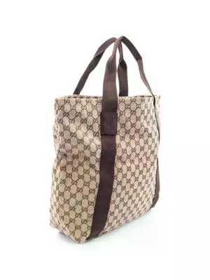 Gucci 2000s Gg Canvas Tote Bag