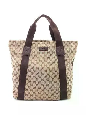 Gucci Gg Canvas Tote Bag - Neutrals