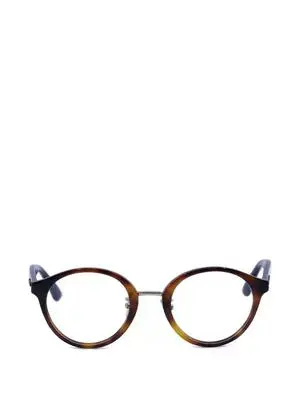 JIMMY CHOO Glitter-detail Round-frame Glasses