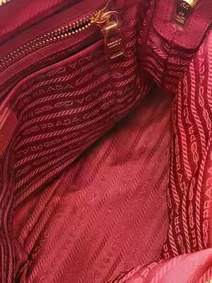Prada Logo Detail Tote Bag