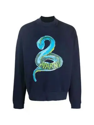 Marni Python-print Sweatshirt