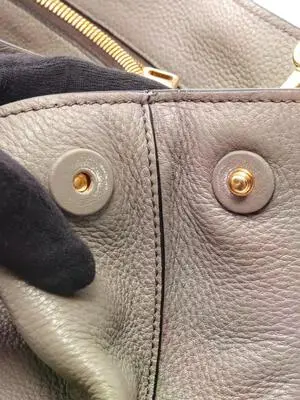 Prada 2010s Vitello Daino Leather Handbag