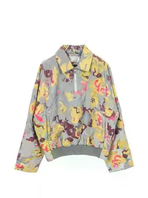 Dior Reflective Camouflage Zip-up Jacket - Grey