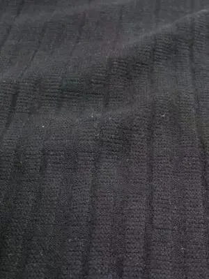 Hermès H-pattern Knit Short-sleeved Dress - Black